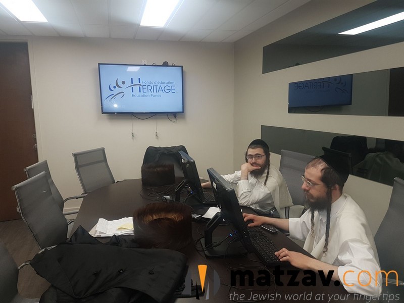 Le Rabbi de Belz en visite à Montréal – chiourim